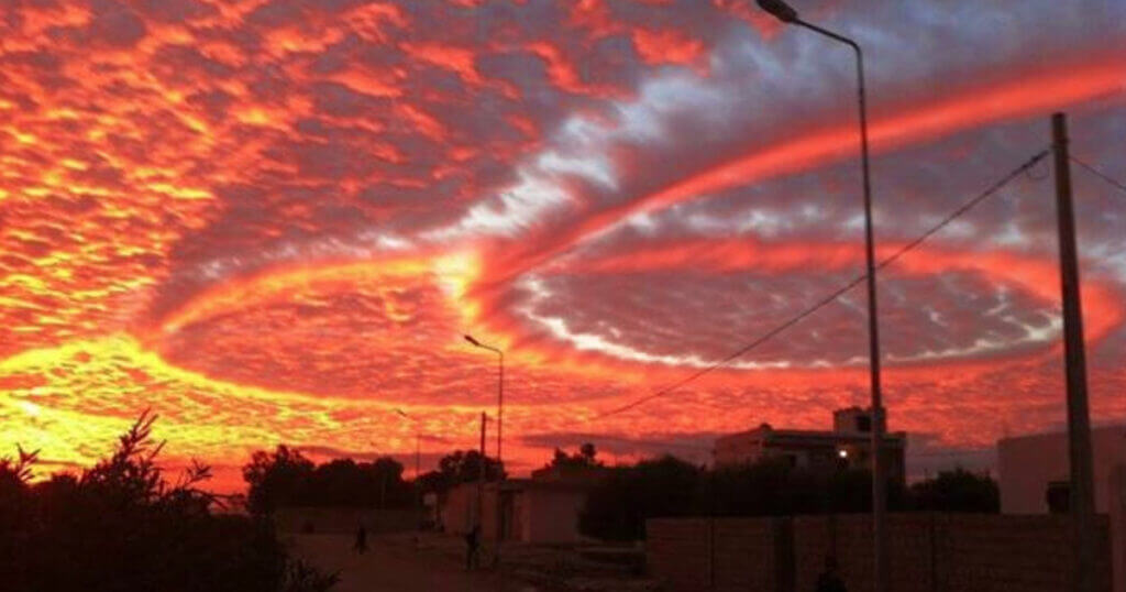 Weird clouds shapes in the sky (Jimla, Tunisia) | Time For Disclosure ...